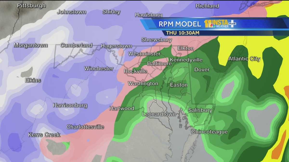 Futurecast maps: See storm's projected forecast