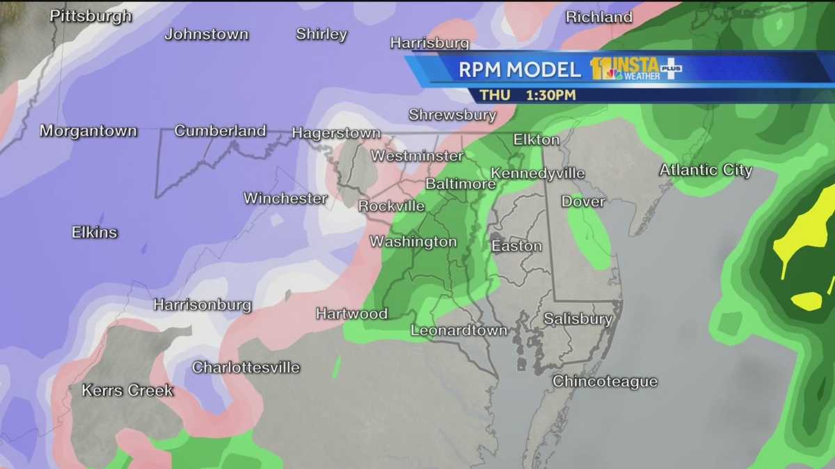 Futurecast maps: See storm's projected forecast
