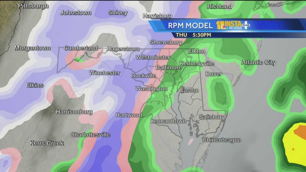 Futurecast maps: See storm's projected forecast
