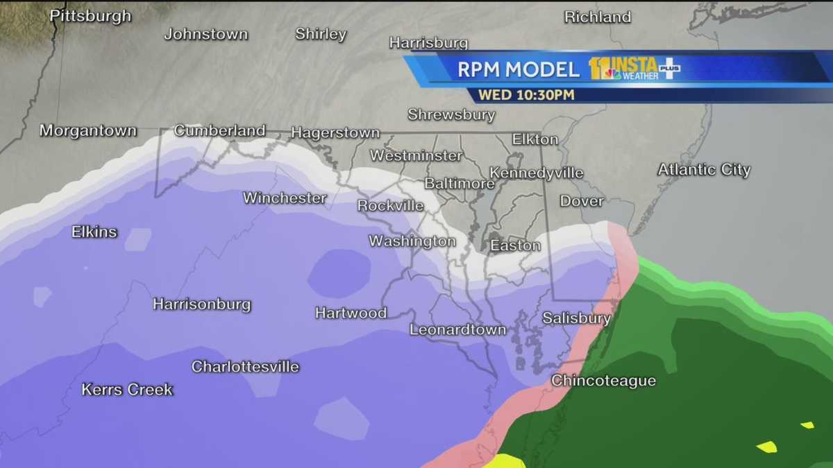 Futurecast maps: See storm's projected forecast