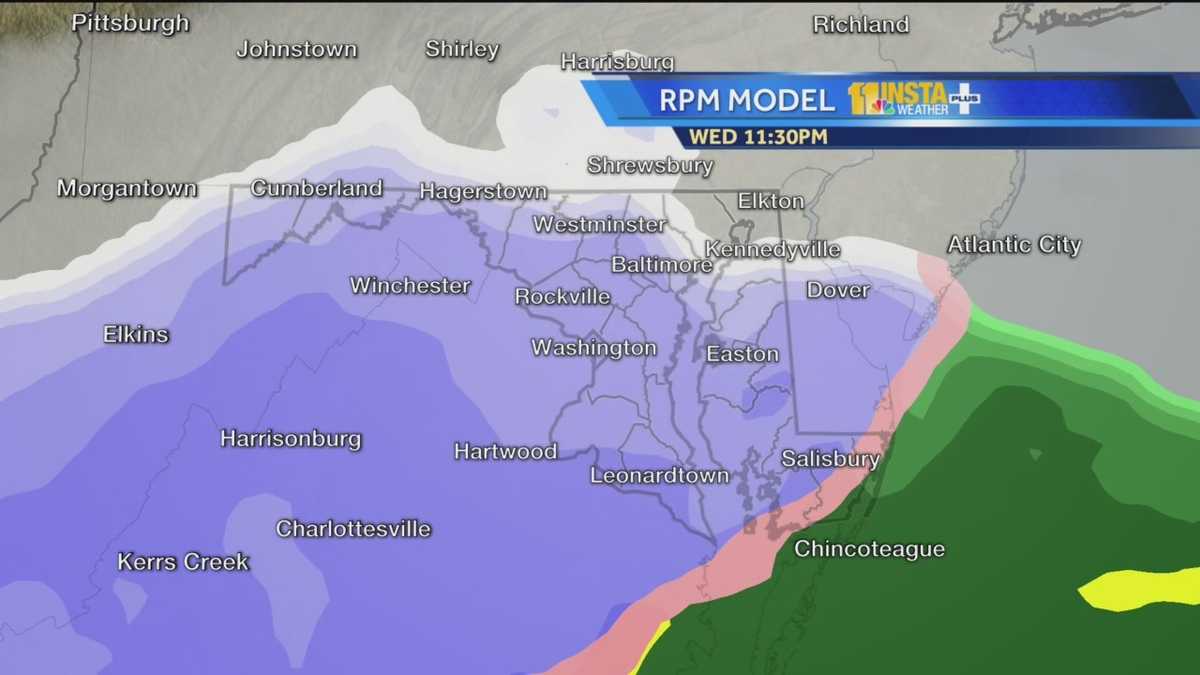 Futurecast maps: See storm's projected forecast