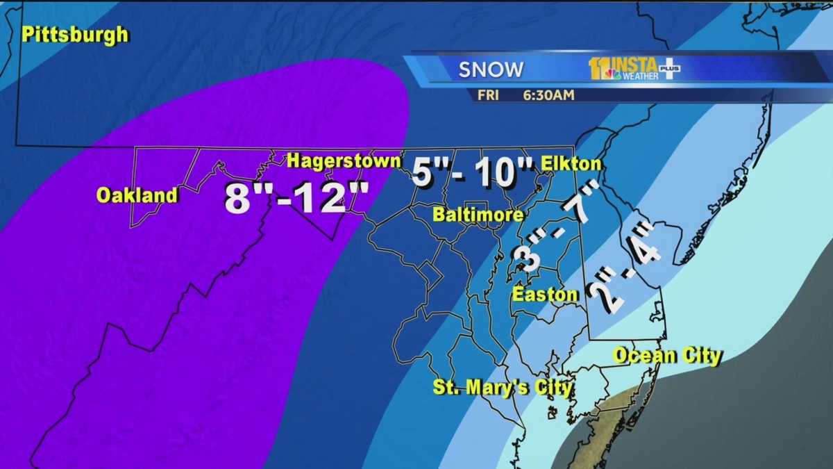 Futurecast maps: See storm's projected forecast