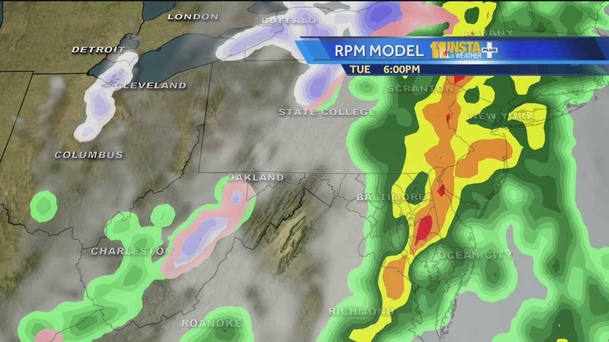 Images: Hour by hour storm forecast maps