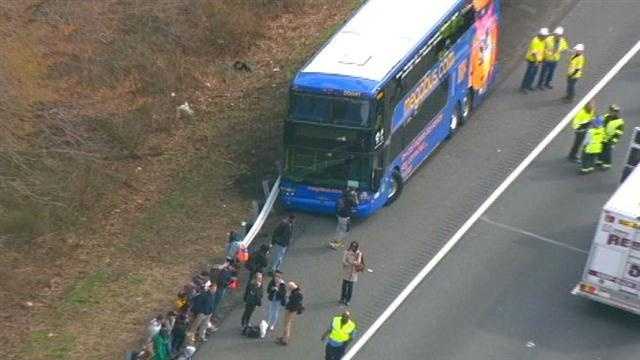 I-95 reopens after bus crash
