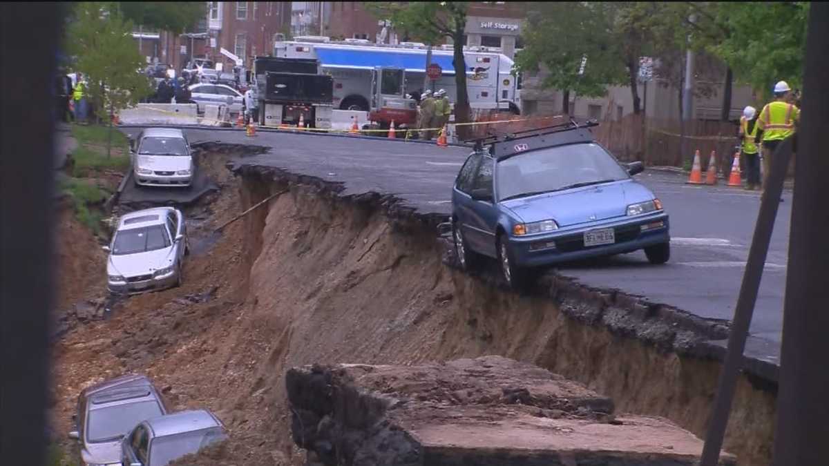 Investigation underway in street collapse