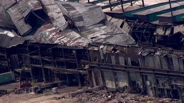 9 injured in Bethlehem Steel building collapse
