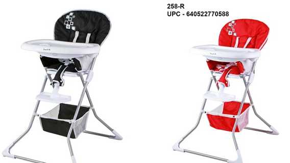 Thousands of high chairs recalled