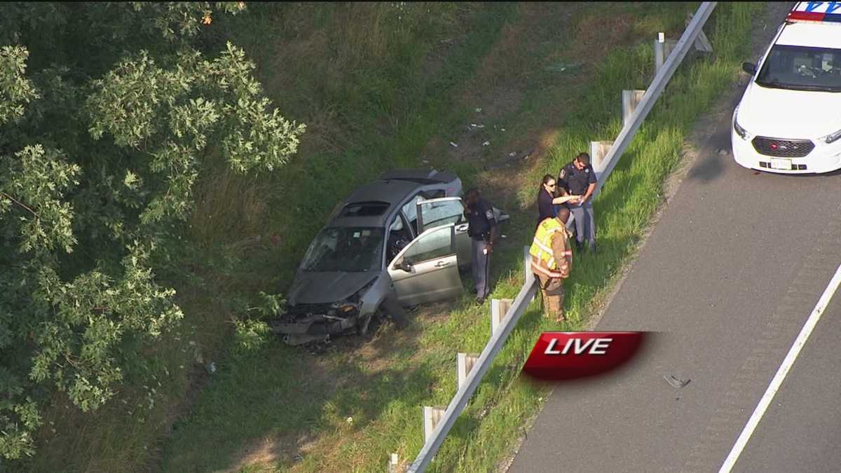 Car crash on I-70 backs up traffic