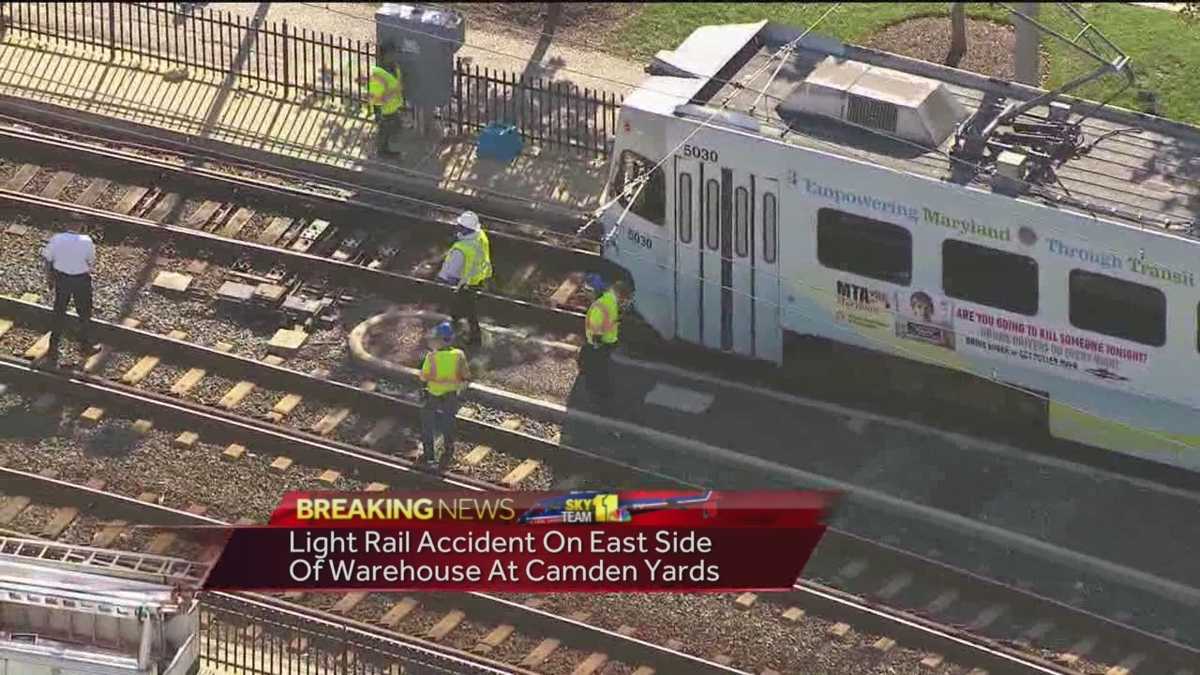 MTA: Light Rail train derails near Camden Yards