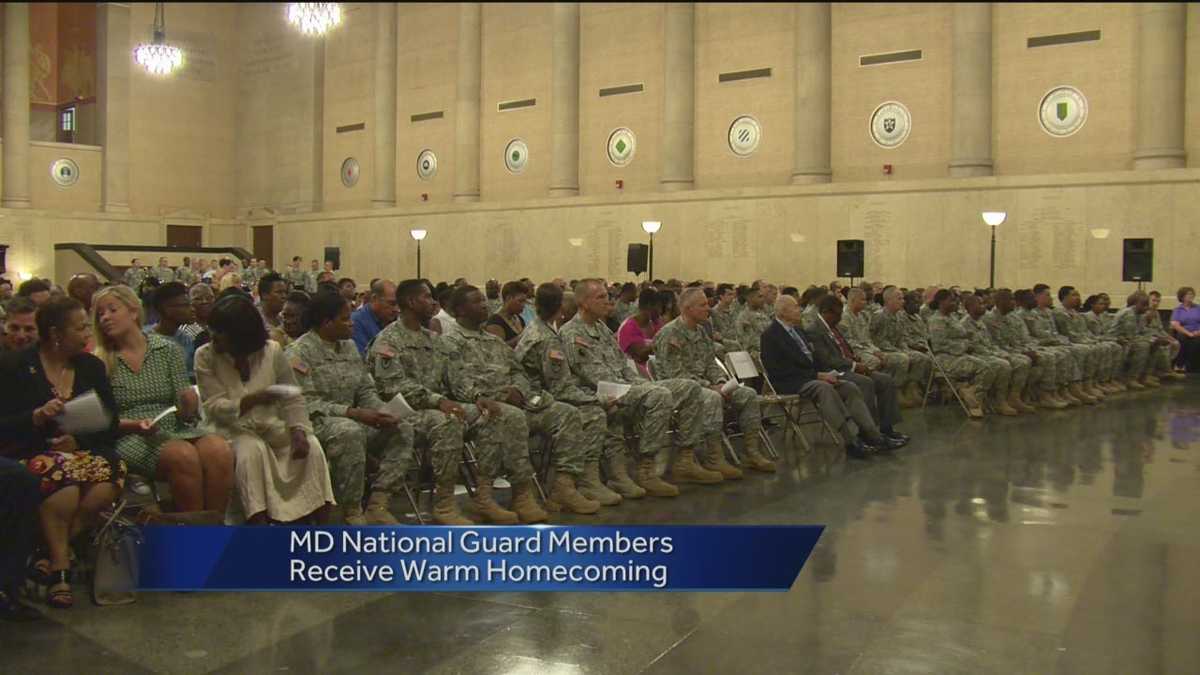 Maryland National Guard members return home