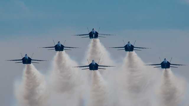u local: Blue Angels fly over Baltimore