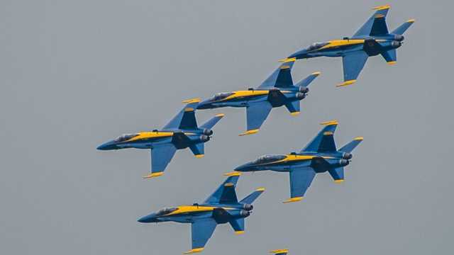 u local: Blue Angels fly over Baltimore