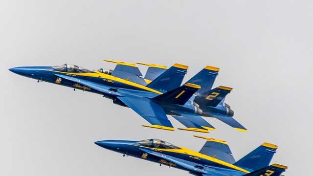 u local: Blue Angels fly over Baltimore