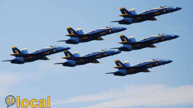 u local: Blue Angels fly over Baltimore