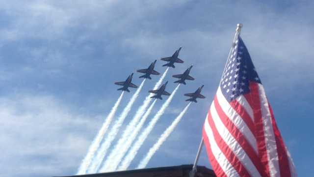 u local: Blue Angels fly over Baltimore