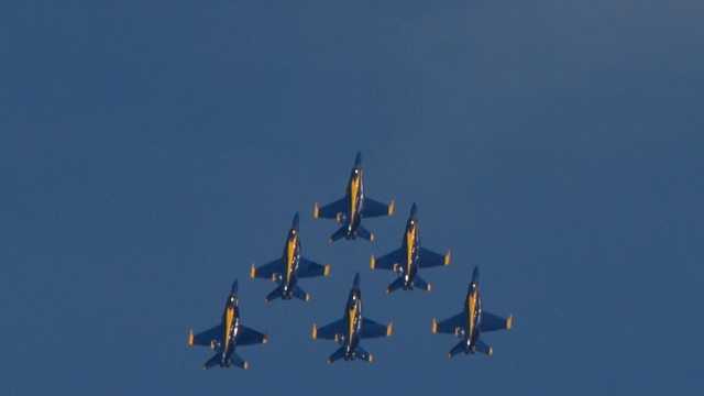 u local: Blue Angels fly over Baltimore