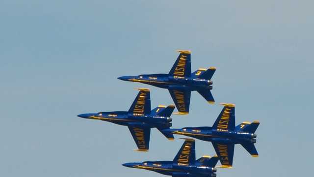 u local: Blue Angels fly over Baltimore