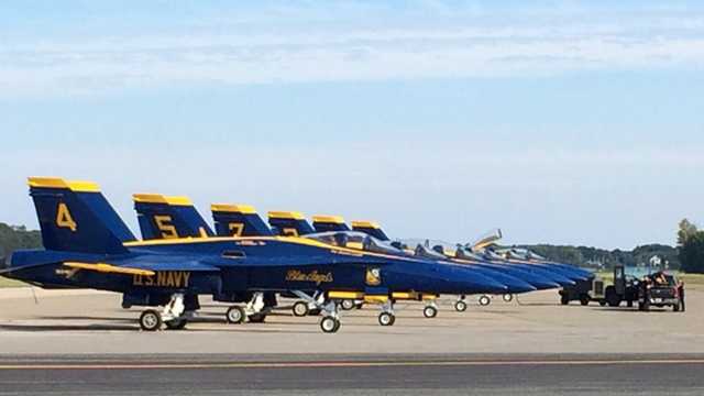 u local: Blue Angels fly over Baltimore