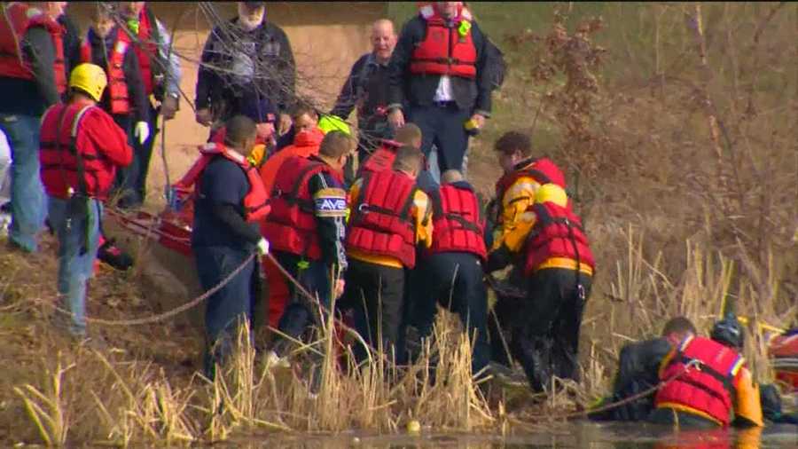 2 boys remain hospitalized after fall into icy pond