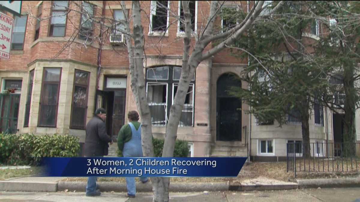 3 women, 2 children escape Baltimore fire