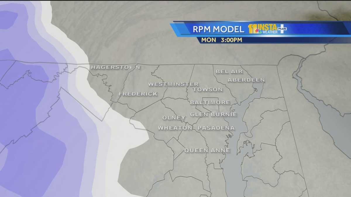Maps: Hour-by-hour snow predictor