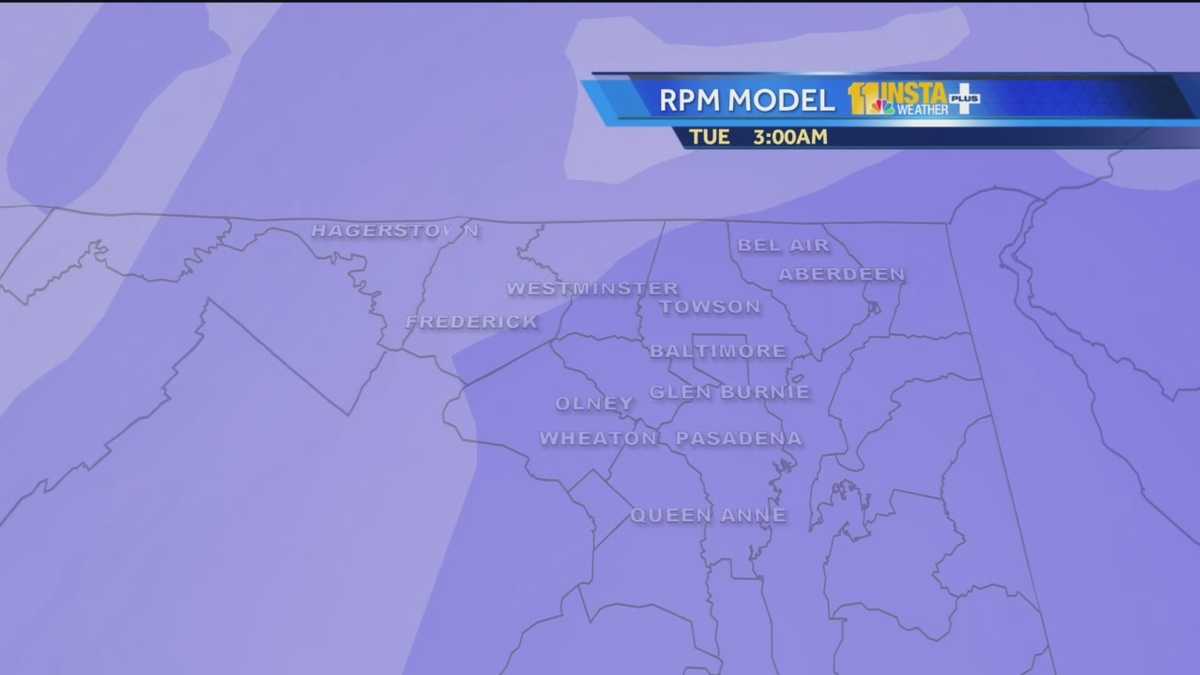 Maps: Hour-by-hour snow predictor
