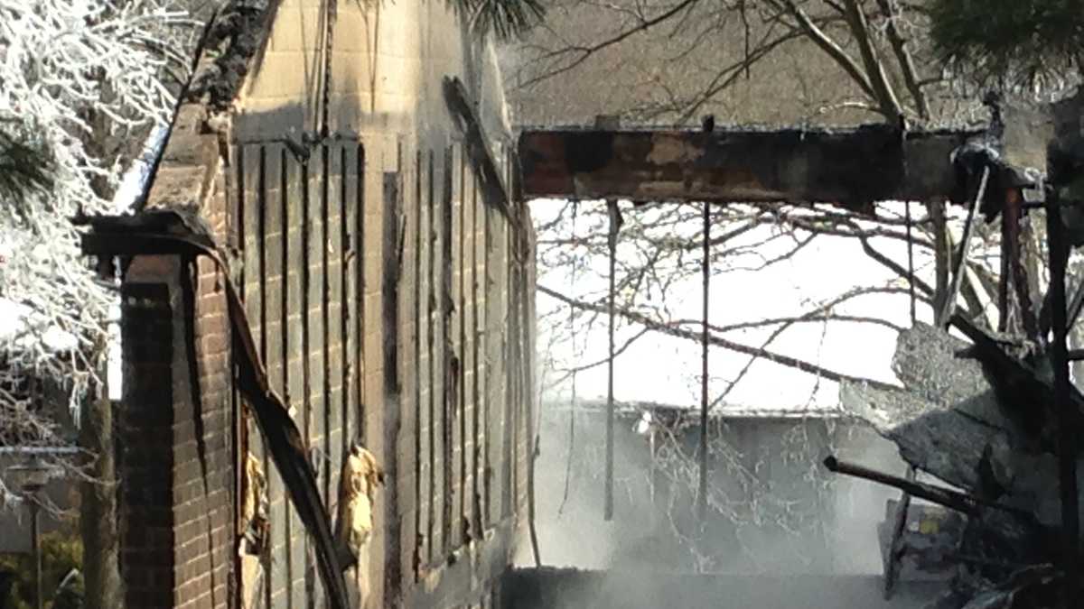 Images: Fire destroys house in Columbia