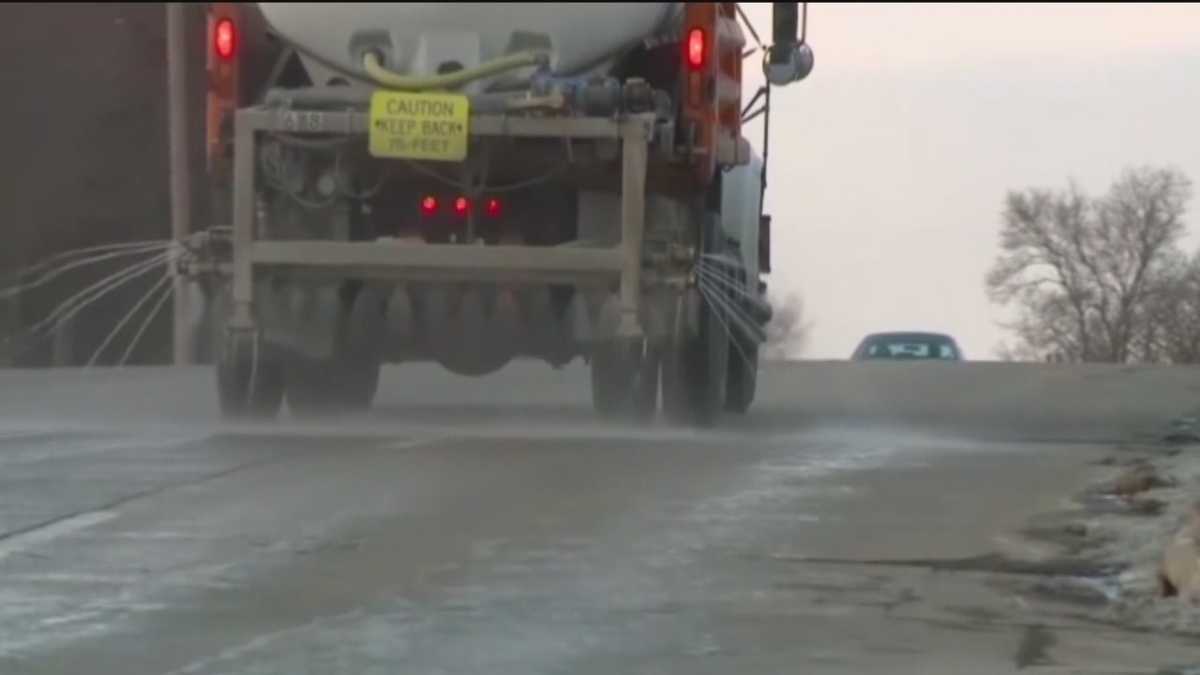 Salt brine used to treat roads can damage cars