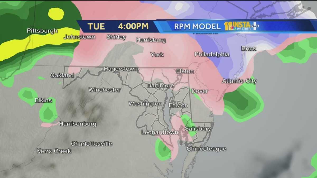 Maps: See Tuesday's futurecast maps