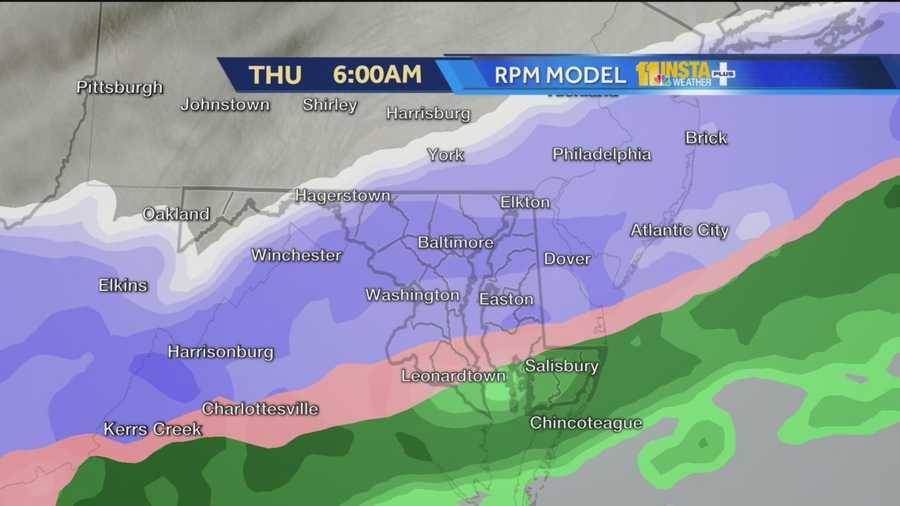 Futurecast: See snow predictor maps hour by hour