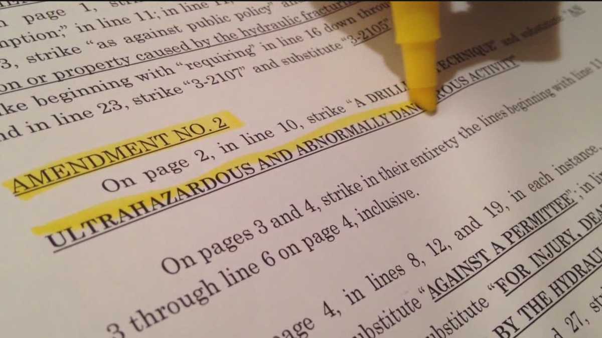 Senators hotly debate language in fracking bill