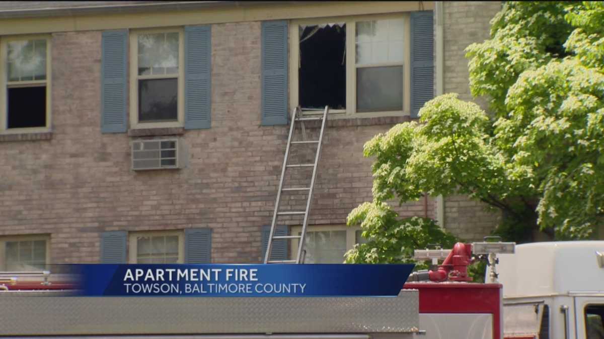 Residents displaced after Towson apartment fire