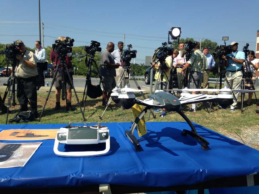 Images Drone Tries To Deliver Contraband To Prison