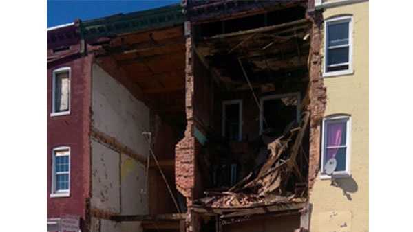 Images: Building collapses in Baltimore