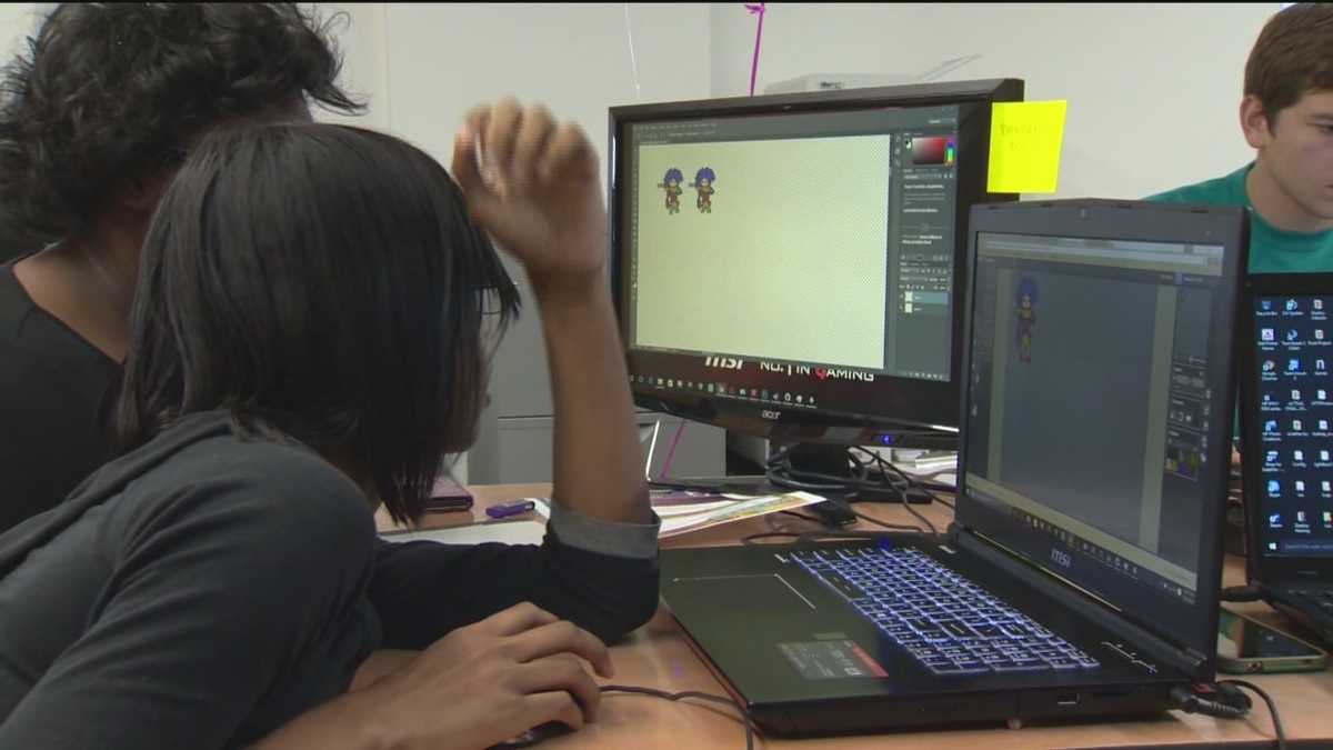 Students compete to create video games