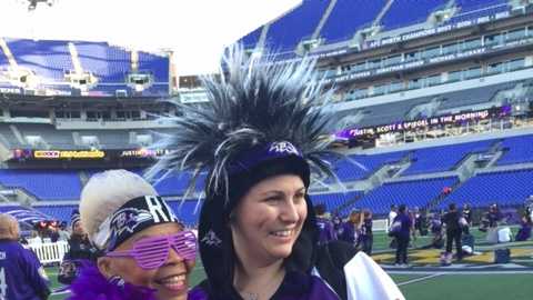 Images: A Purple Evening for Ravens' female fans