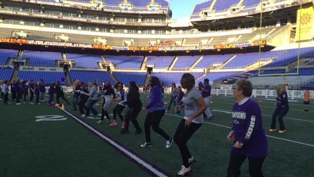 Images: A Purple Evening for Ravens' female fans