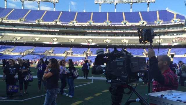 Images: A Purple Evening for Ravens' female fans
