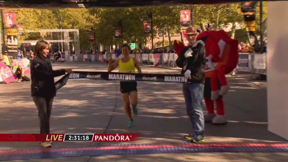 Dave Berdan wins the 2015 Baltimore Marathon