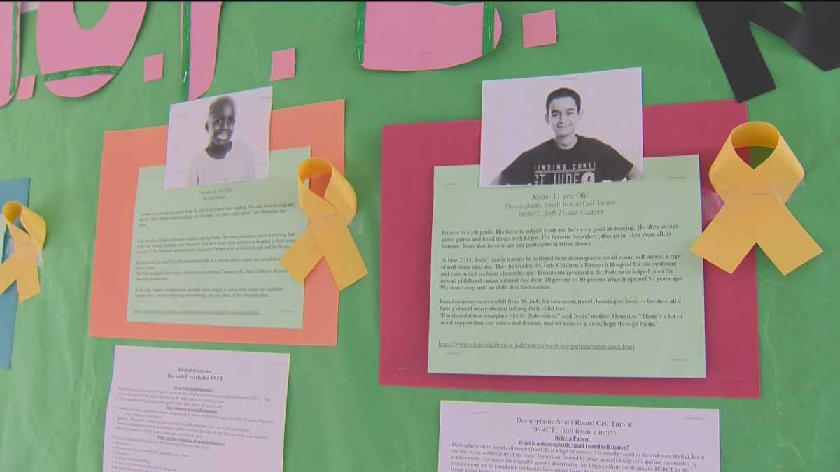 Students write letters to sick kids at St. Jude's