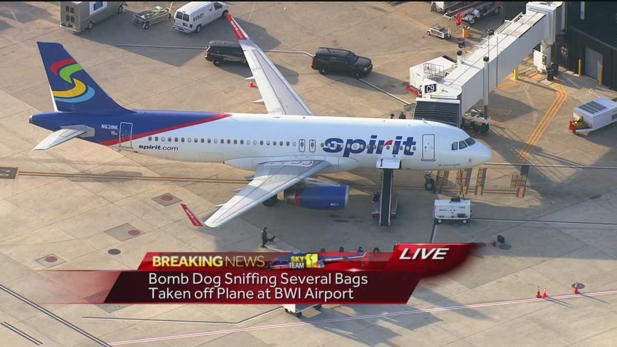 Spirit flight evacuated at BWI Marshall