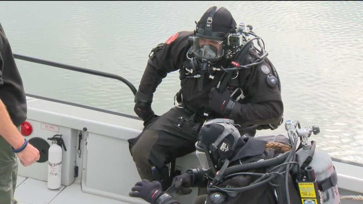 Maryland State Police dive team works by touch