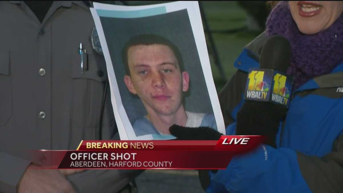 Images Aberdeen Police Officer Shot Suspect Captured