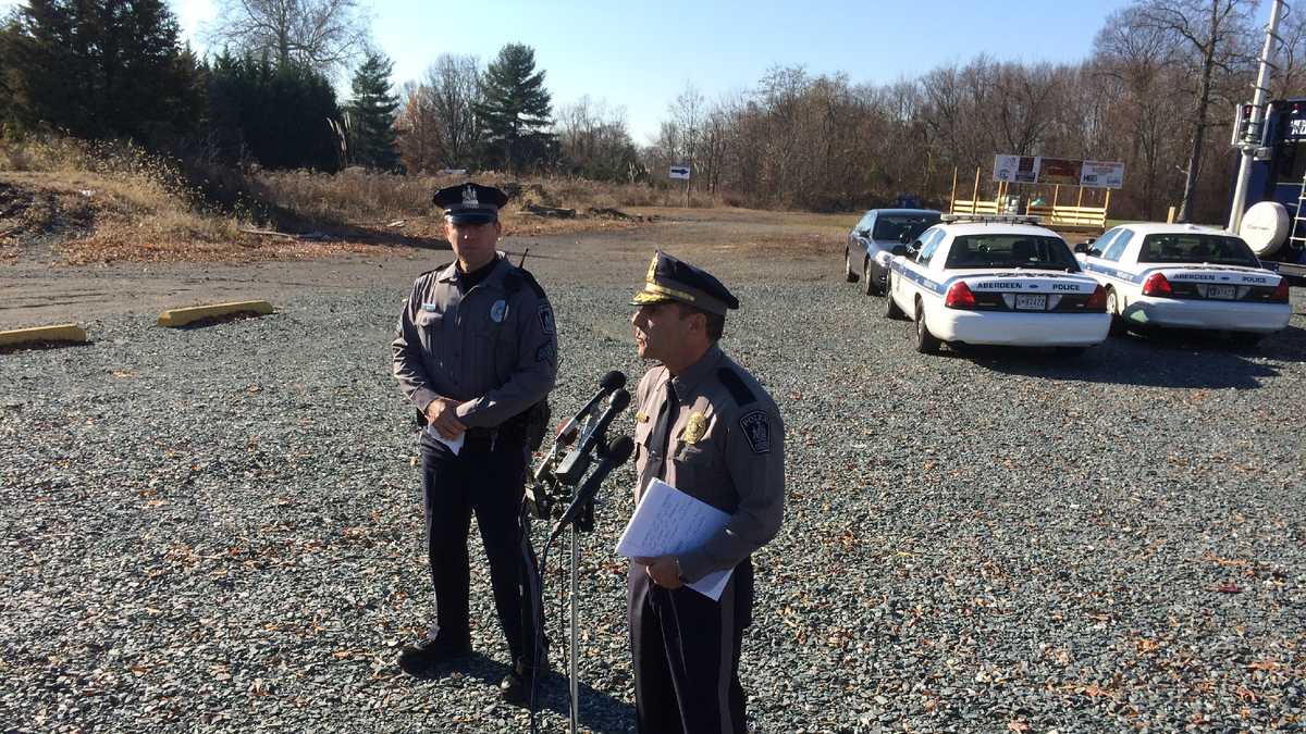 Images Aberdeen Police Officer Shot Suspect Captured