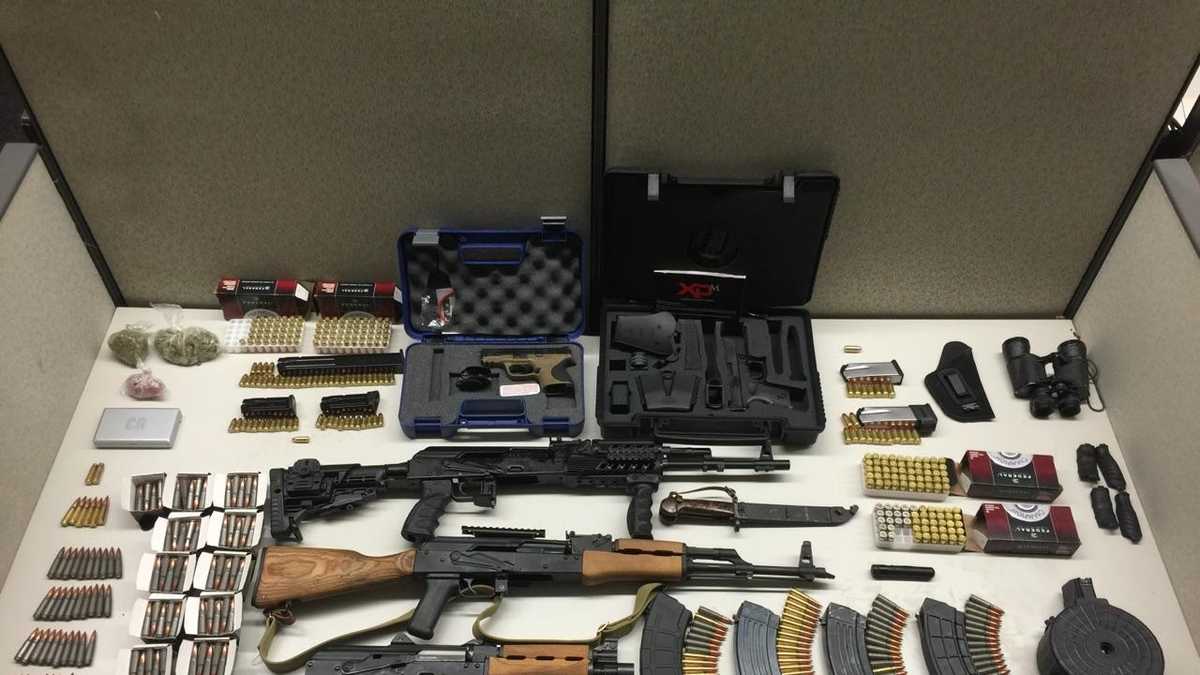 Warrant Leads To Seizure Of Weapons Drugs