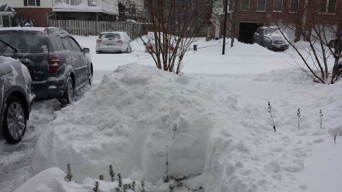 Photos: January 2016 snow in Baltimore, Maryland