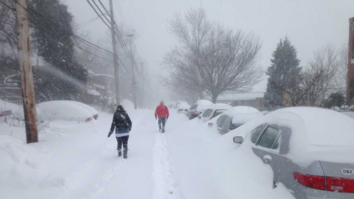 Photos: January 2016 snow in Baltimore, Maryland