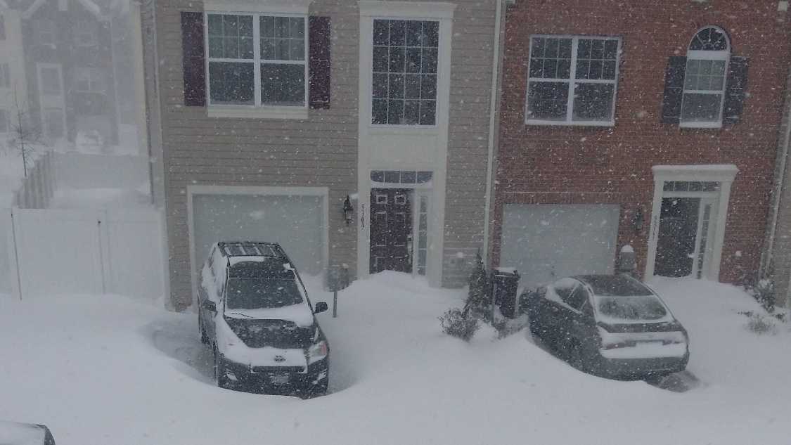 Photos: January 2016 snow in Baltimore, Maryland