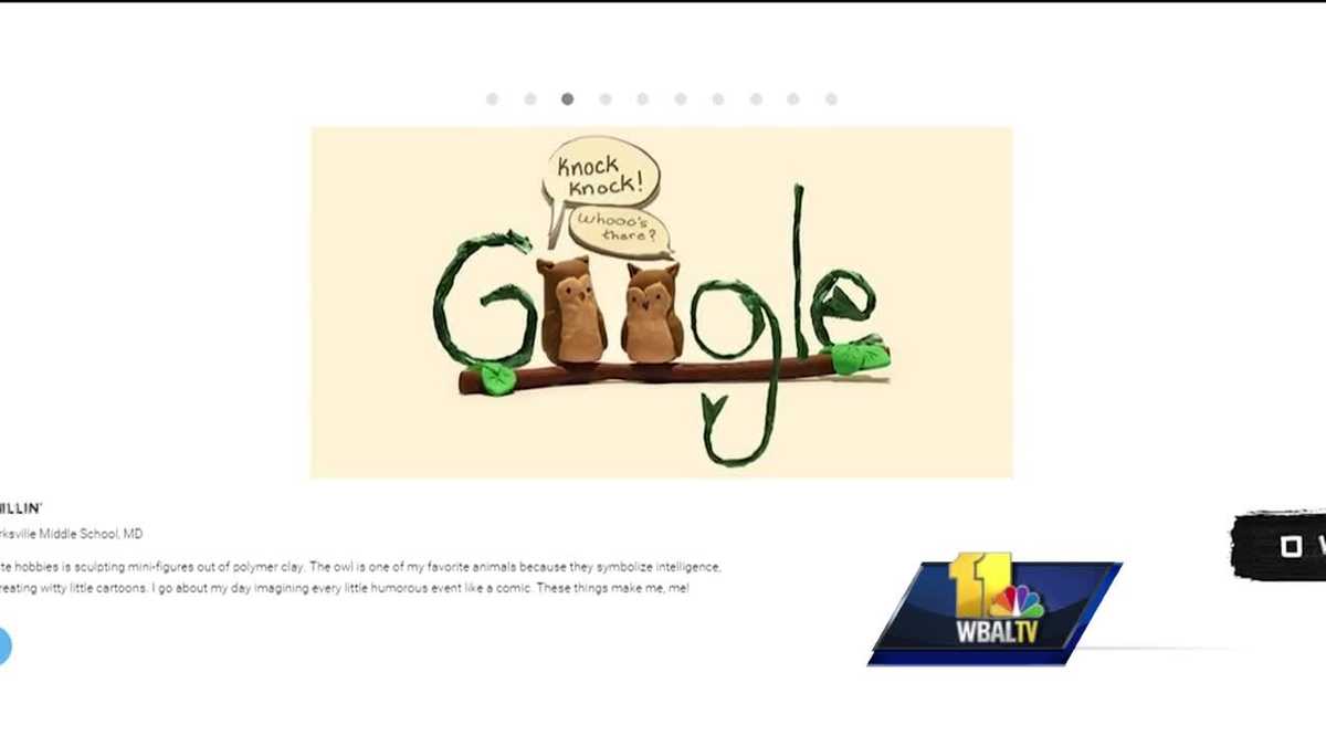 Student finalist in 'Doodle 4 Google' competition