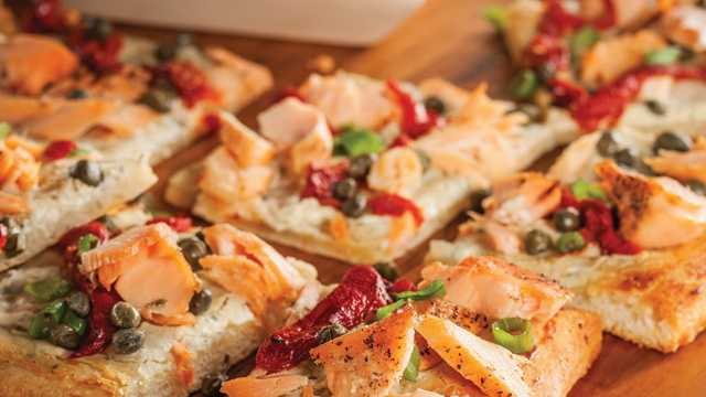 ShopRite's Salmon Flatbread